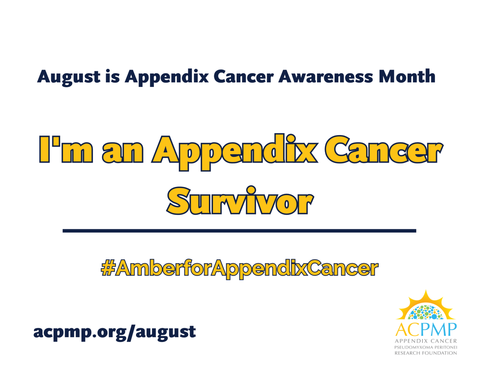 Appendix Cancer Awareness Month 2025 - ACPMP