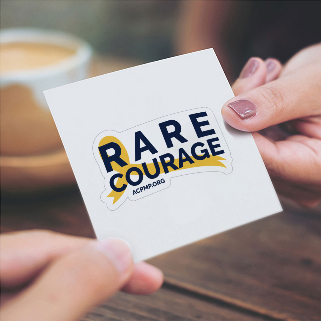 Appendix Cancer Awareness Ribbon Sticker | ACPMP